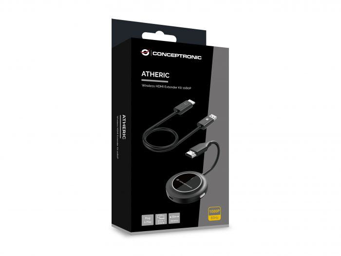 ATHERIC02B Wireless HDMI Extender Kit 1080P | Conceptronic