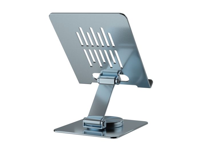 THANA09G Foldable Swivel Tablet Stand, 360° Rotating Base, Adjustable ...