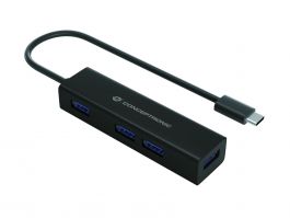 HUBBIES07B 4-Port USB 3.2 Gen 1 Hub, USB-A x 4, Aluminum Case ...